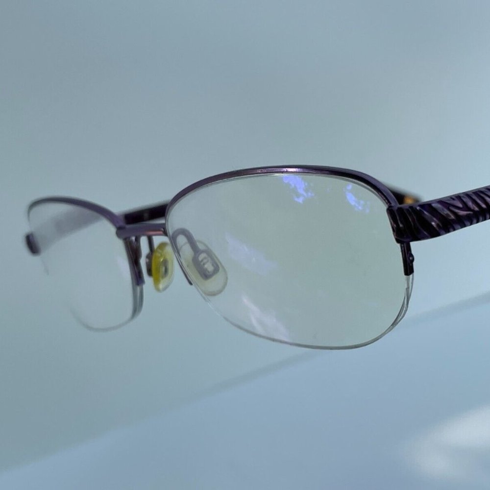 Anne Klein Women Eyeglasses Plum Tone Metal Frame Ak5… - Gem